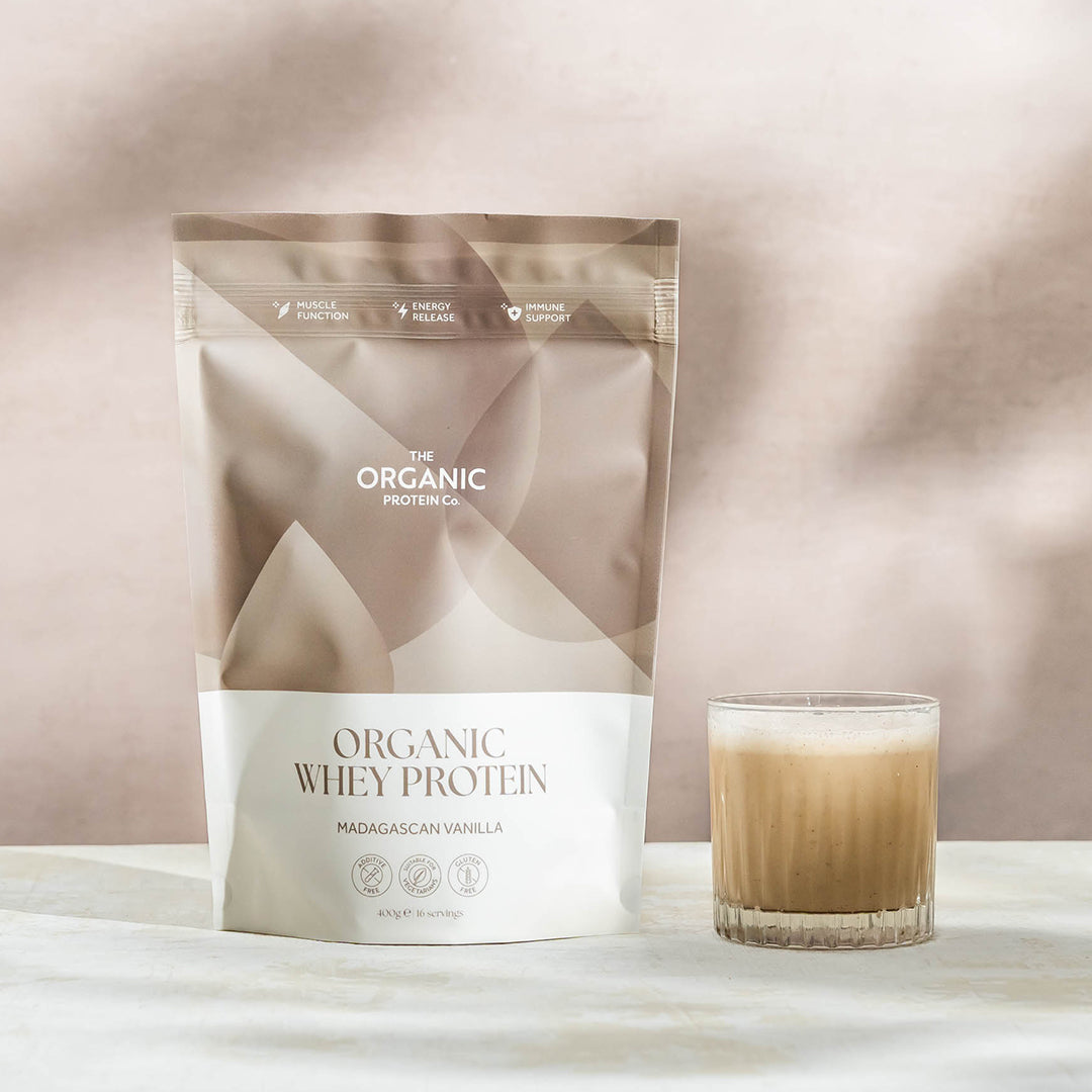 Organic Whey Protein Powder - Grass Fed, Additive Free, Gluten Free ...