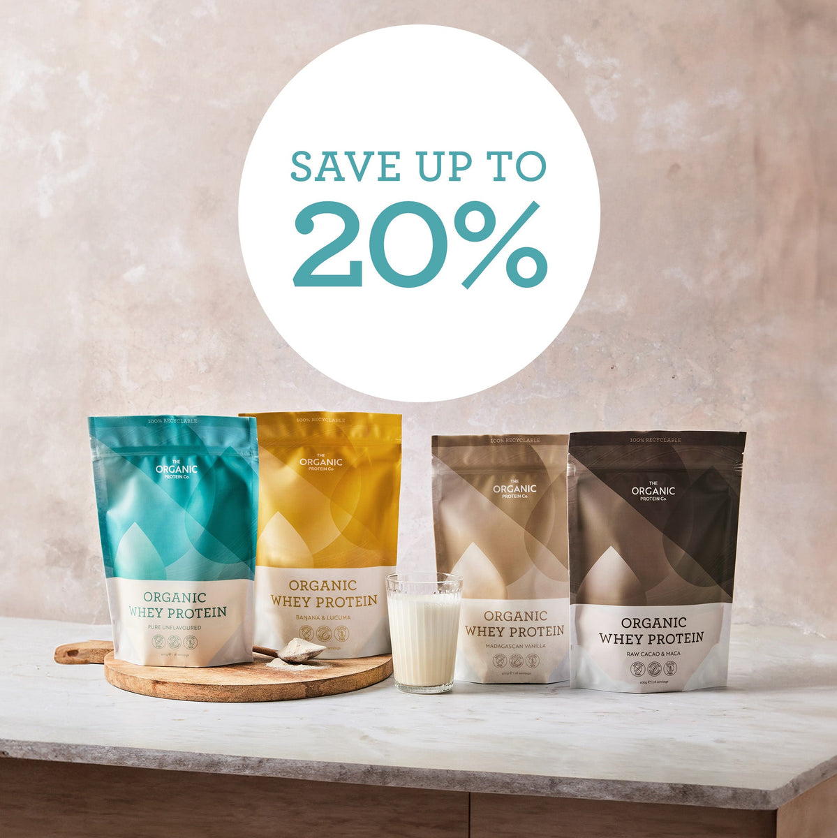 Build Your Organic Whey Protein Bundle & Save – The Organic Protein Co.