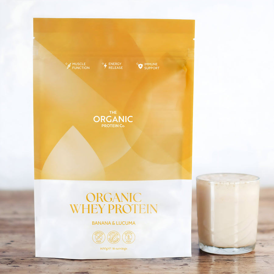 Organic Whey Protein Powder - Grass Fed, Additive Free, Gluten Free ...