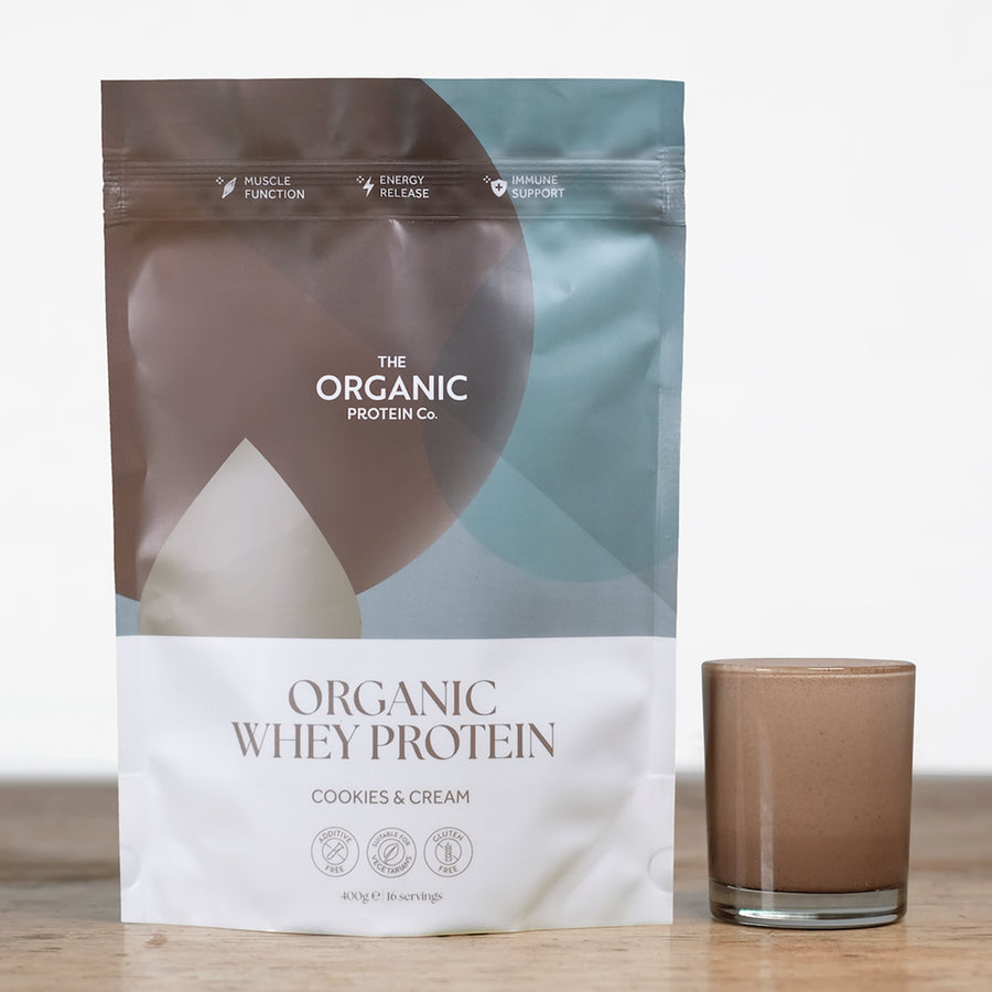 Organic Whey Protein Powder - Grass Fed, Additive Free, Gluten Free ...