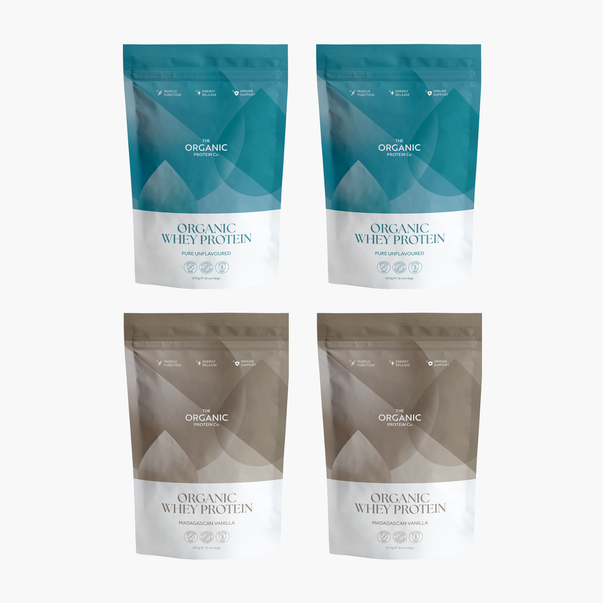 Organic Whey Protein Powder - Grass Fed, Additive Free, Gluten Free ...