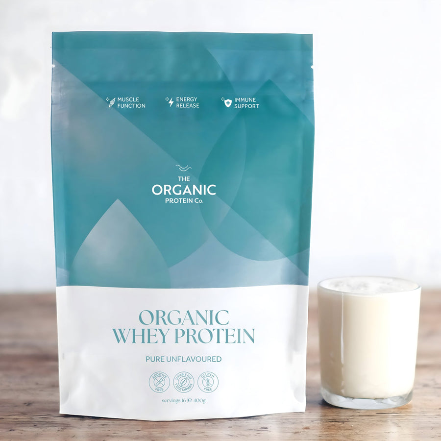 Organic Whey Protein Powder - Grass Fed, Additive Free, Gluten Free ...