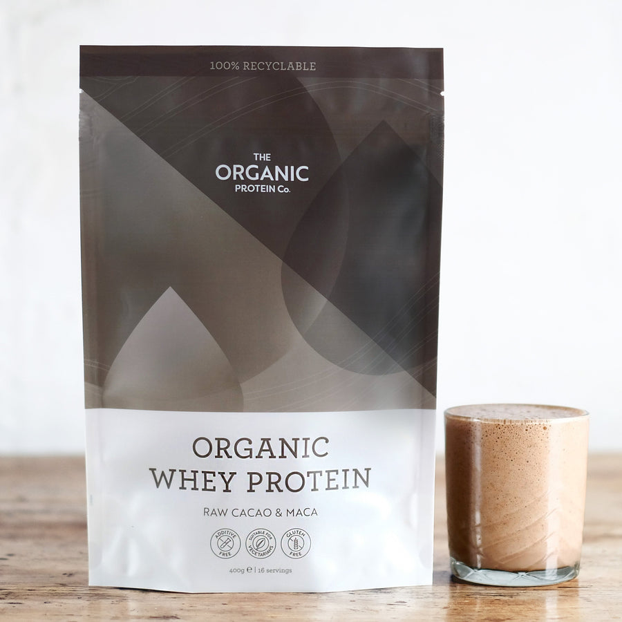 Organic Whey Protein Powder - Grass Fed, Additive Free, Gluten Free ...